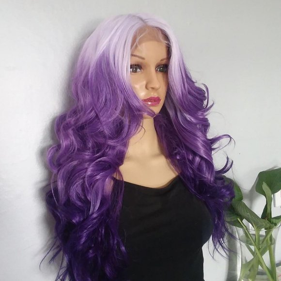 Hair | Purple Lavender Wig Lace Front Wig | Poshmark